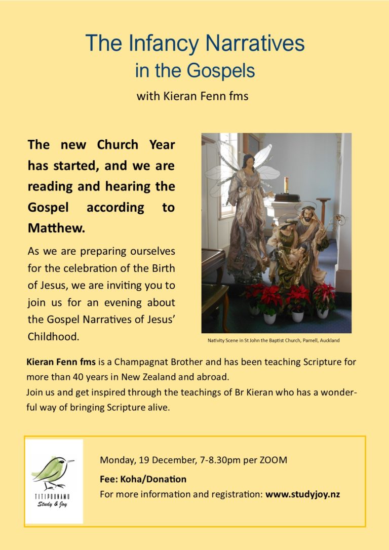 The Infancy Narratives in the Gospels – Titipounamu – Study & Joy